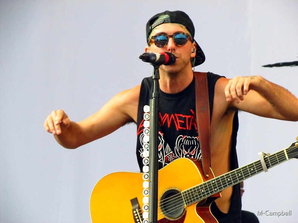 "Alex Gaskarth at Leeds Fest 2015 #2" by M-Campbell | Redbubble