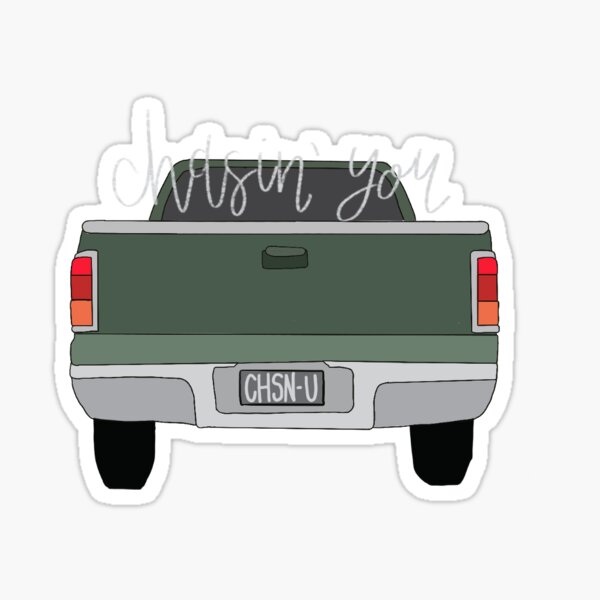 "Chasin You" Sticker for Sale by Jenna Johnson | Redbubble