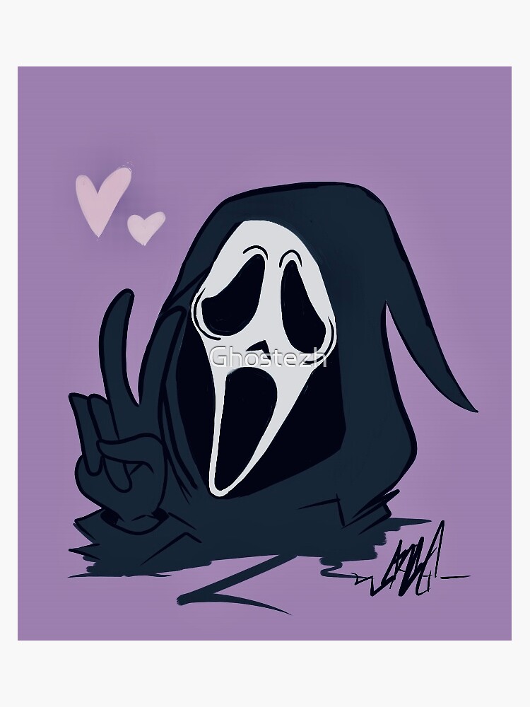 "Scream Dude " Sticker for Sale by Ghostezh | Redbubble