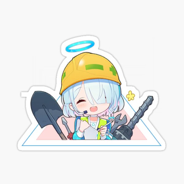 "Maintenance Arona " Sticker for Sale by Gatsomaru | Redbubble