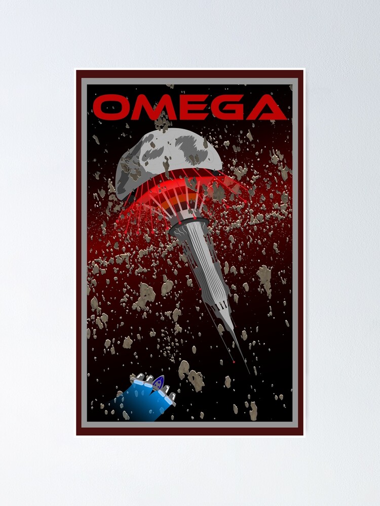 "Mass Effect Omega Travel Poster Fan Art" Poster for Sale by raulchirai ...