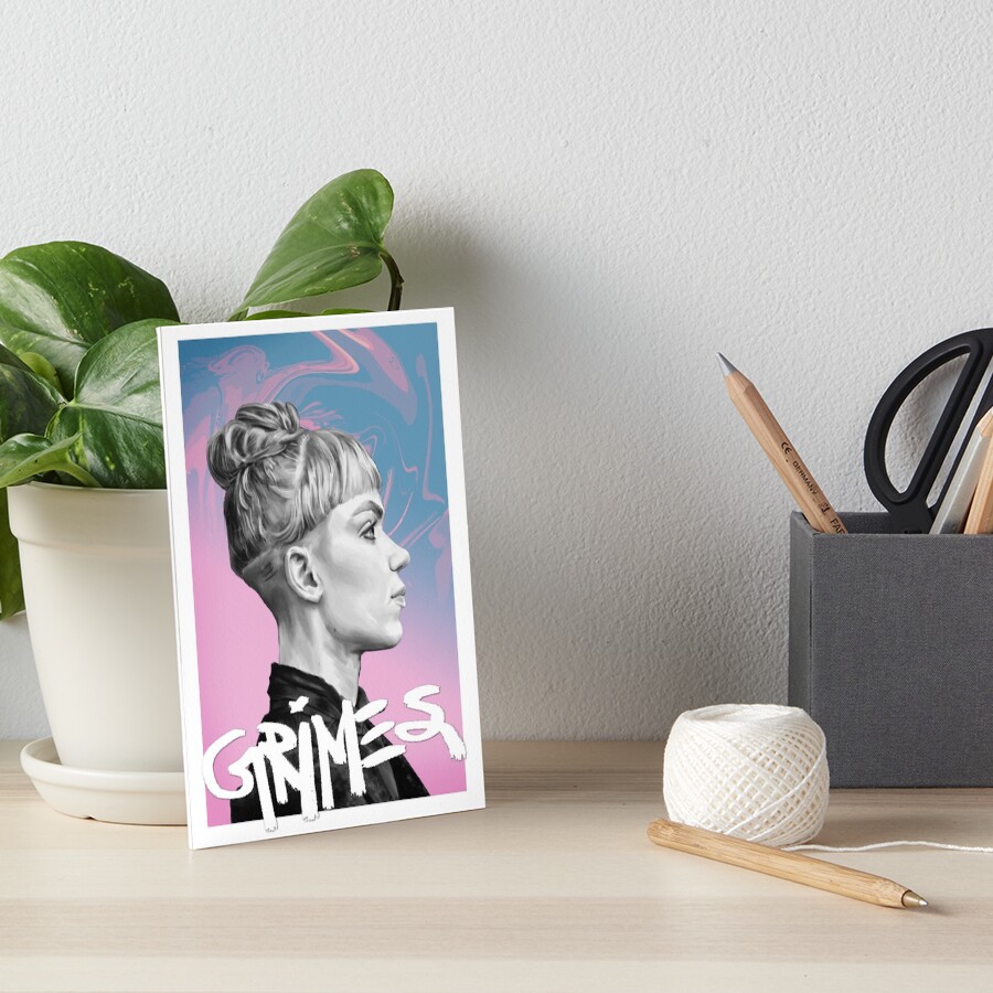 "GRIMES Poster" Art Board Print for Sale by IDKArtstuff | Redbubble