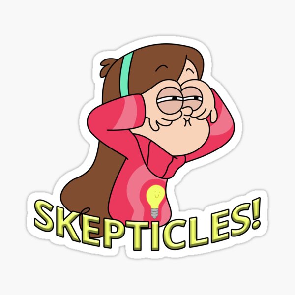 "Skepticles! -Mabel" Sticker by Frallo | Redbubble