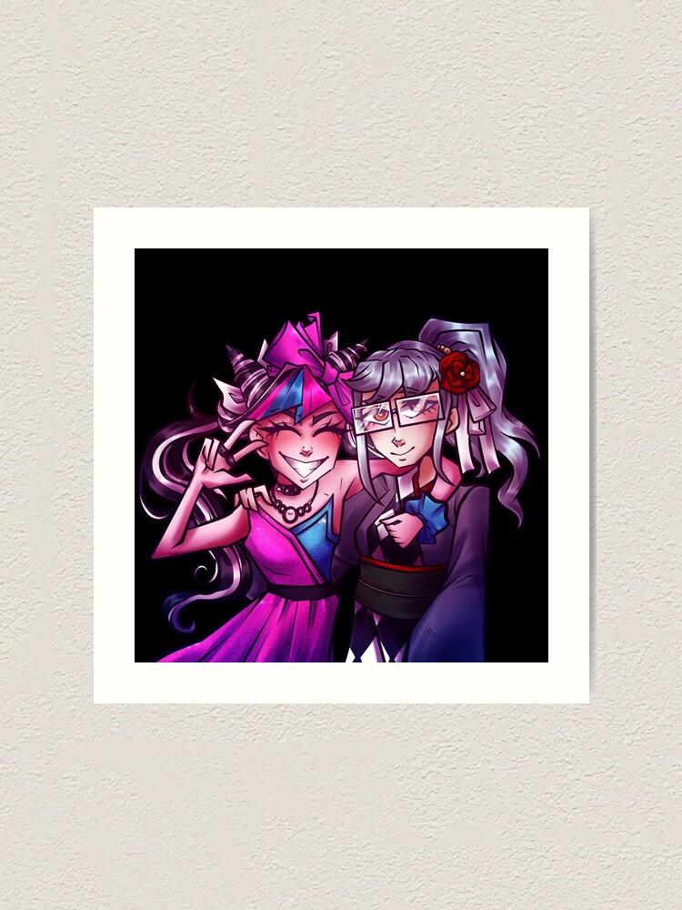 "Pekobuki Danganronpa 10th Anniversary " Art Print by SkeletalAxolotl ...