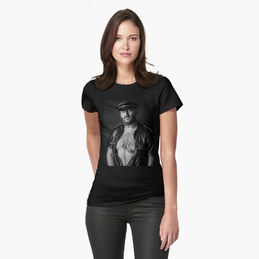 "TROY- HAIRY LEATHERMAN " Sticker for Sale by TroyTScott | Redbubble