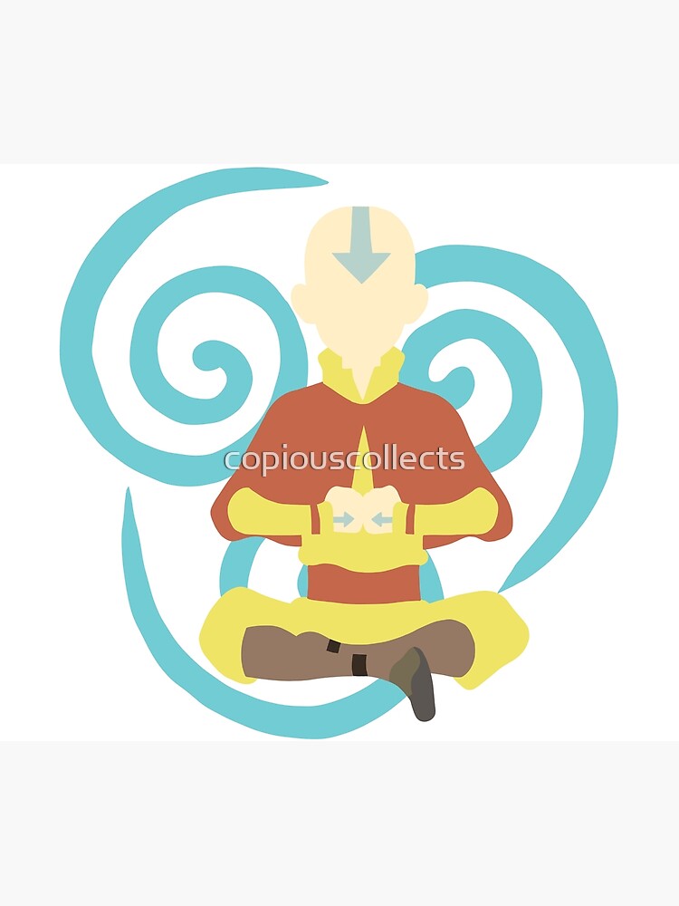 "Avatar Aang Vector Art" Poster for Sale by copiouscollects | Redbubble
