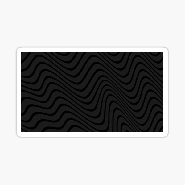 "Pewdiepie black waves" Sticker for Sale by Dasar69 | Redbubble