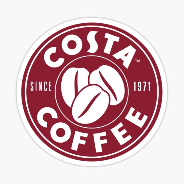 "Costa Coffee" Sticker for Sale by biiiam | Redbubble