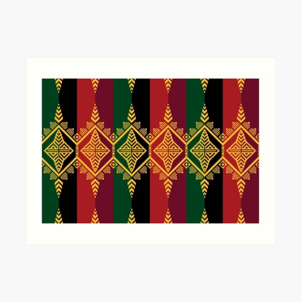 "Ethnic Filipino Tribal Pattern - Inaul" Art Print by cbgl | Redbubble