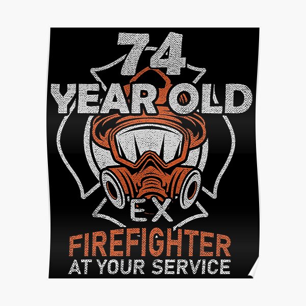 "Firefighter 80s" Poster for Sale by chacuyy | Redbubble