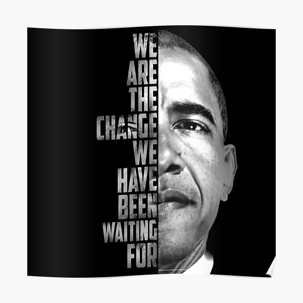 "Barack Obama" Poster by TheQuotesMap | Redbubble