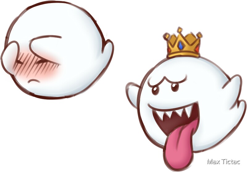 Boo Mario: Stickers | Redbubble