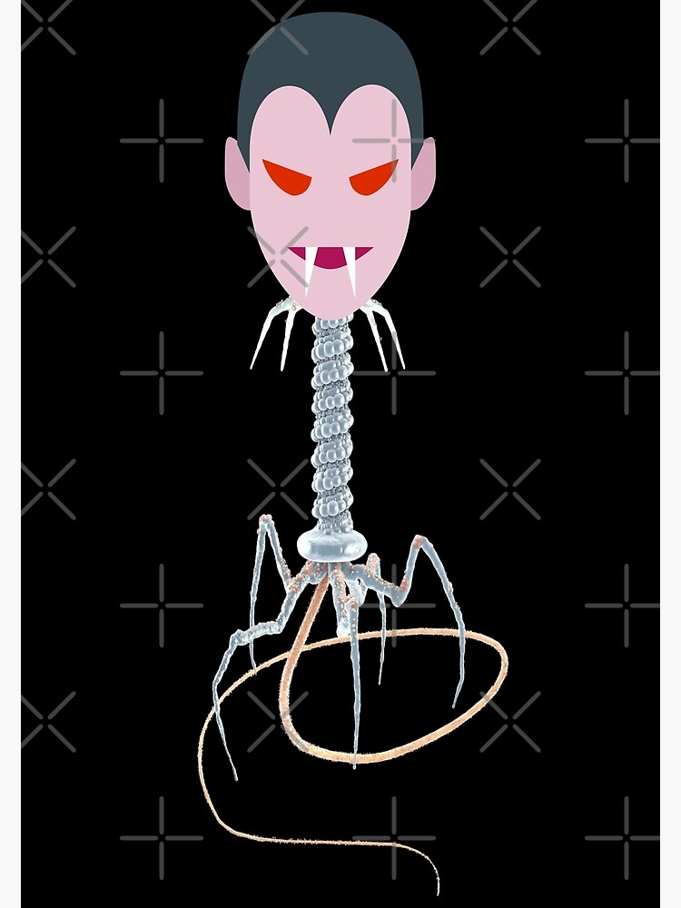 "MEDICAL LABORATORY SCIENTIST HALLOWEEN VAMPIRE PHAGE DRACULA FUNNY ...