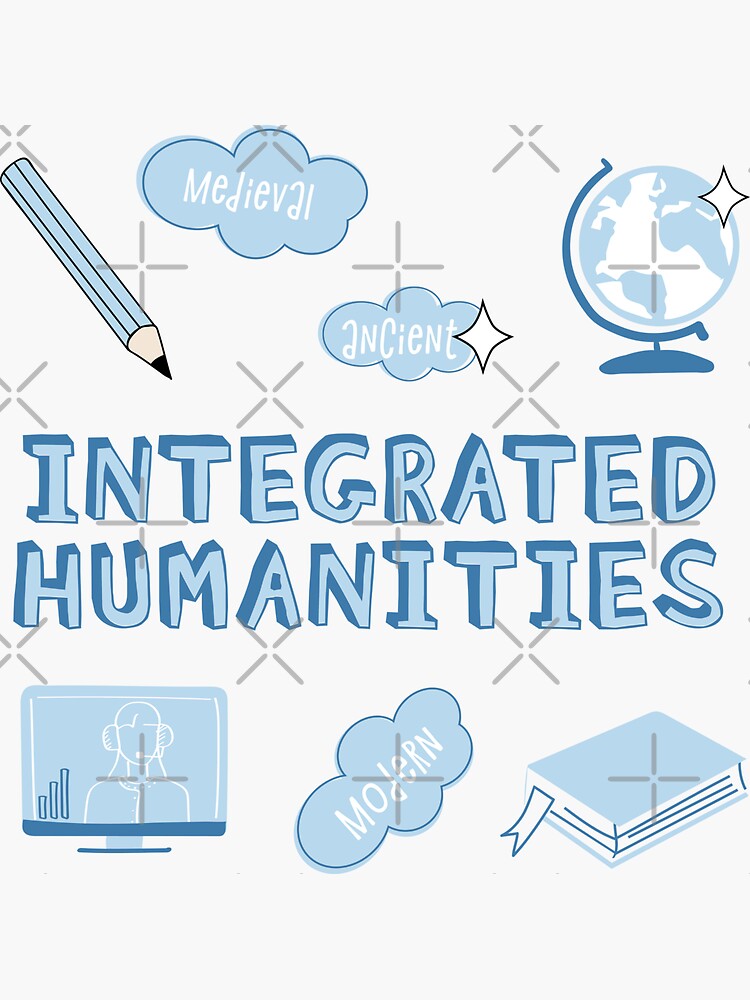 "Light Blue Integrated Humanities Subject Pack" Sticker for Sale by The ...