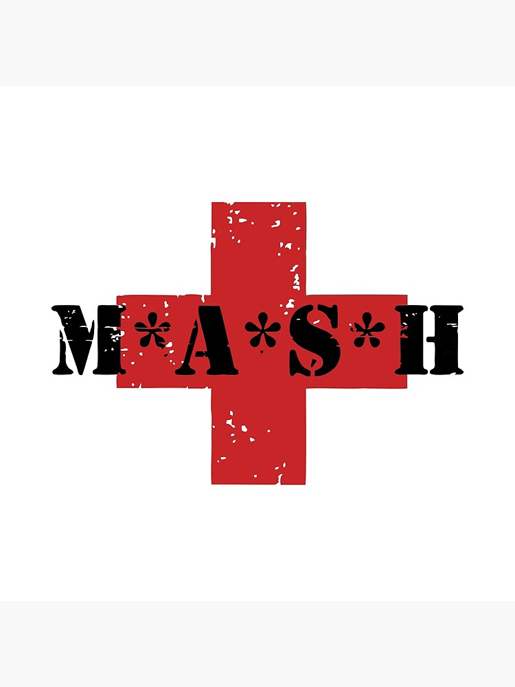 "Mash Red Cross TV" Poster for Sale by KinkalaWorks | Redbubble