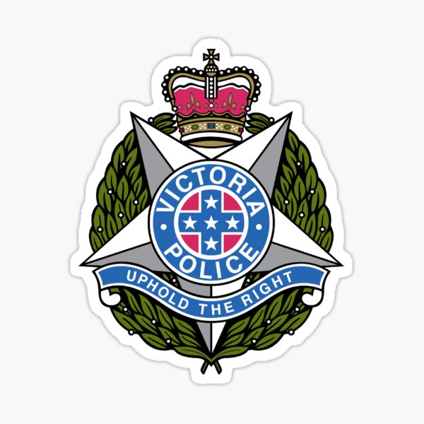 "Victoria Police" Sticker for Sale by awesomemasks | Redbubble