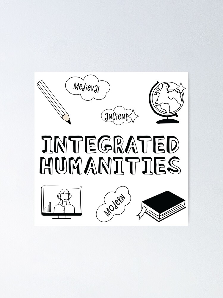 "White Integrated Humanities Subject Pack" Poster by The-Goods | Redbubble