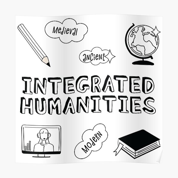 "White Integrated Humanities Subject Pack" Poster by The-Goods | Redbubble