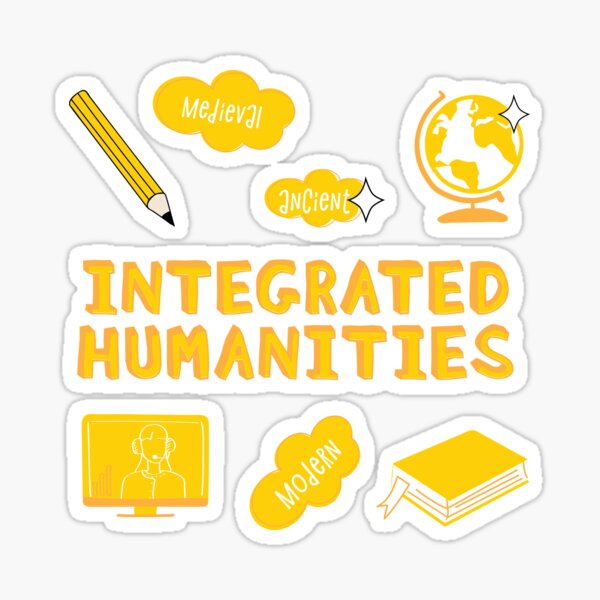 "Yellow Integrated Humanities Subject Pack" Sticker by The-Goods ...