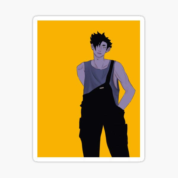 "Kuroo Tetsuro Haikyuu print" Sticker by mleighk | Redbubble