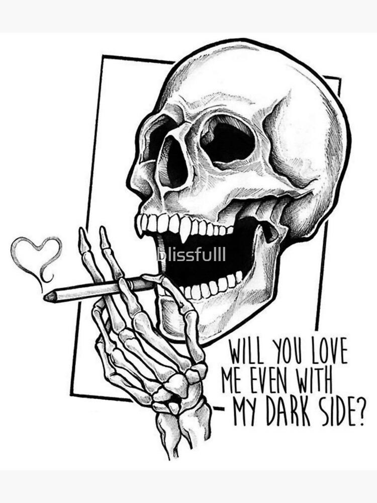 "Skeleton Smoking" Sticker for Sale by blissfulll | Redbubble