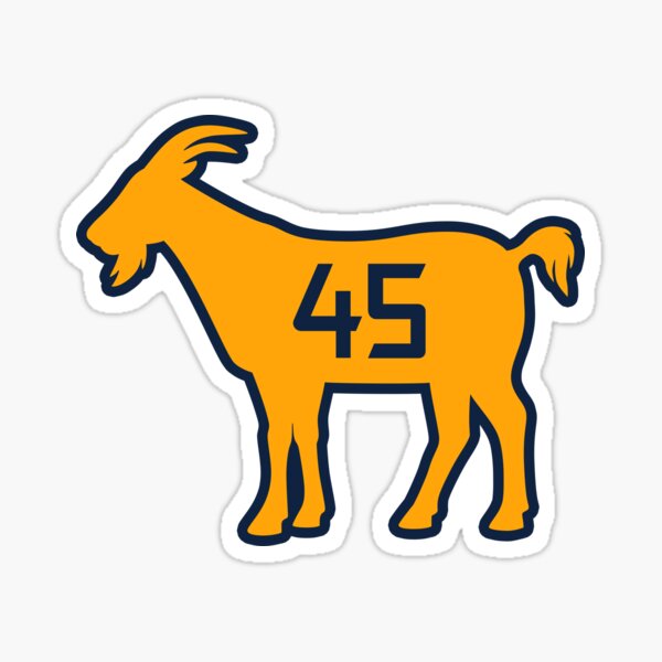 "Utah GOAT - 45 - navy" Sticker for Sale by SaturdayAC | Redbubble