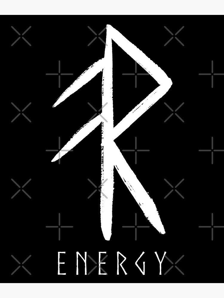 "Energy Rune - Norse Viking Bind Rune" Poster for Sale by RycoTokyo81 ...