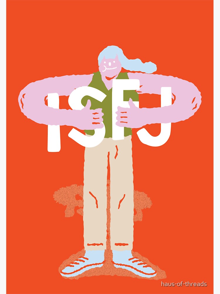 Pegatina «ISFJ - personalidad MBTI» de haus-of-threads | Redbubble