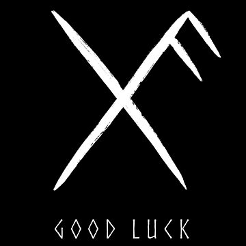 "Good Luck Rune - Norse Viking Bind Rune" Poster for Sale by ...