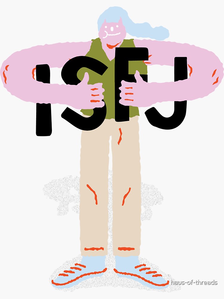 Pegatina «ISFJ - personalidad MBTI» de haus-of-threads | Redbubble