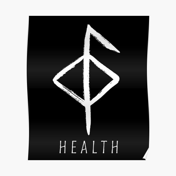 "Health Rune - Norse Viking Bind Rune" Poster for Sale by RycoTokyo81 ...