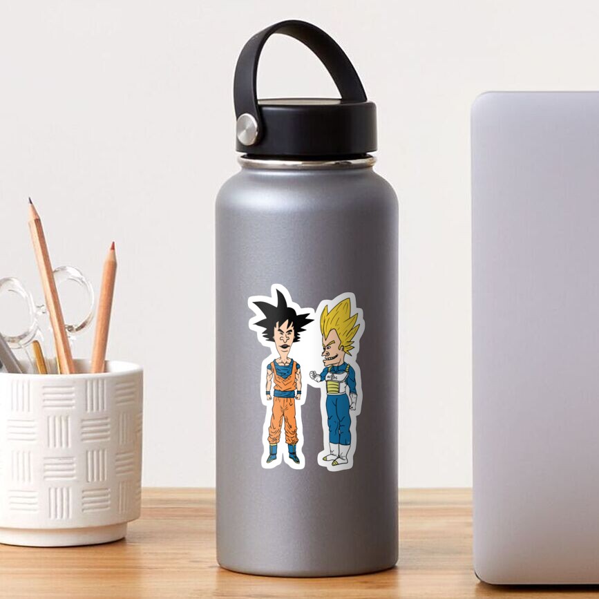"Beavis And Butthead x Dragon Ball And Son Goku" Sticker for Sale by ...
