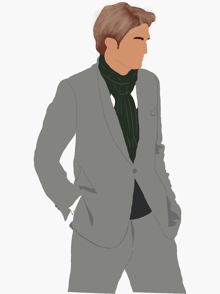 "neil from tenet " Sticker for Sale by Georbarr | Redbubble