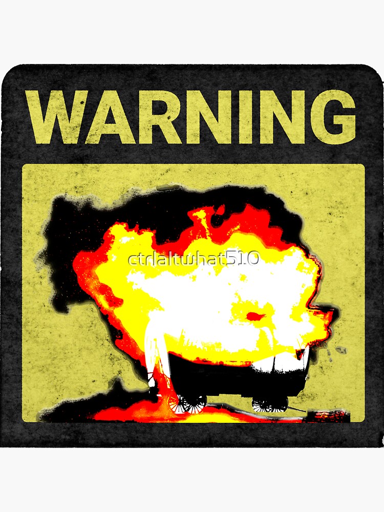 "Native Land Official Warning Sign" Sticker for Sale by ctrlaltwhat510 ...