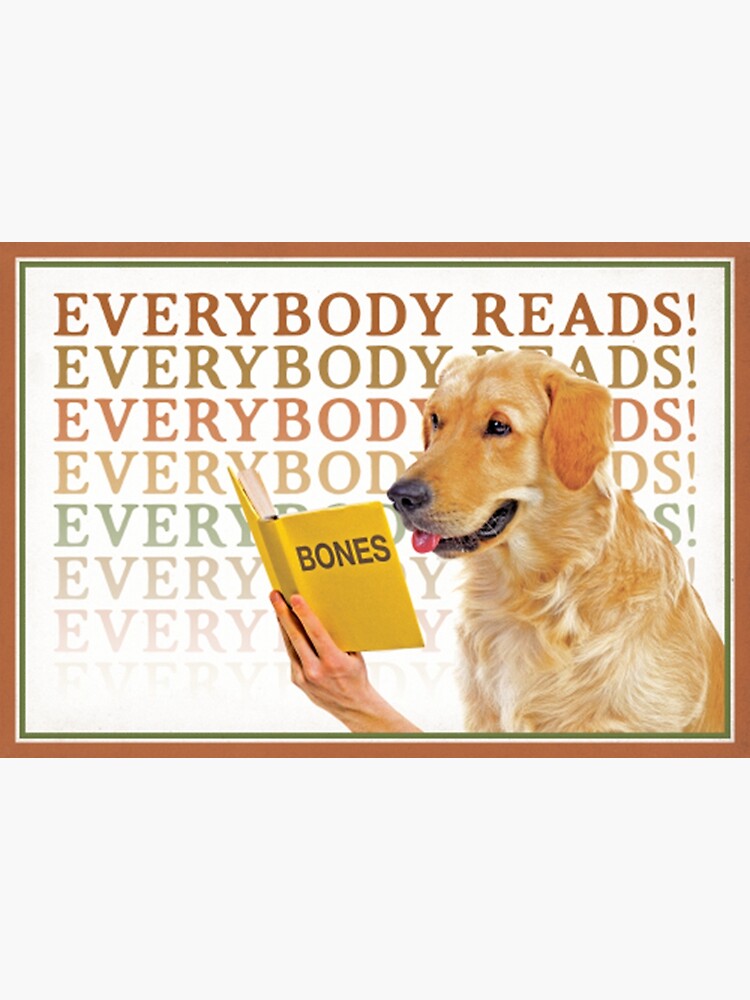"Everybody Reads" Poster for Sale by uystin301 | Redbubble