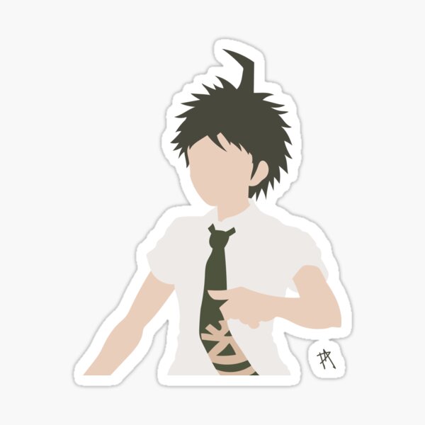 "Hajime Hinata" Sticker by Plagued-Art | Redbubble
