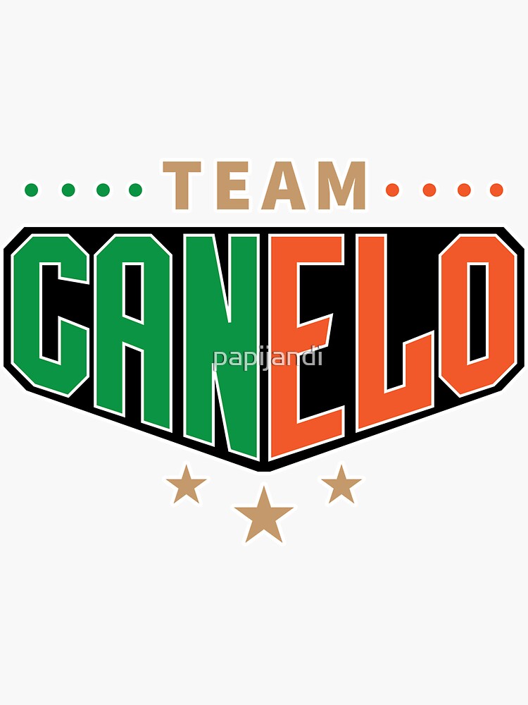 "Canelo Alvarez | Team Canelo Design" Sticker for Sale by papijandi ...