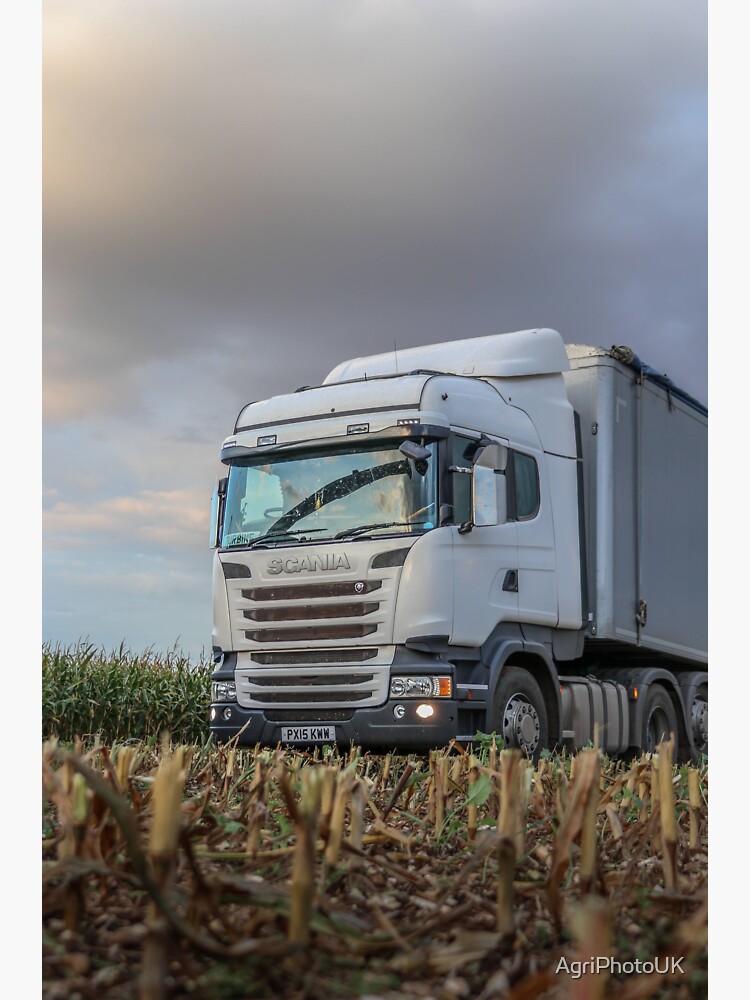 "Scania R450 Carting Maize" Sticker by AgriPhotoUK | Redbubble