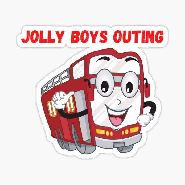 "Jolly Boys Outing" Sticker for Sale by Suzie-Mara | Redbubble