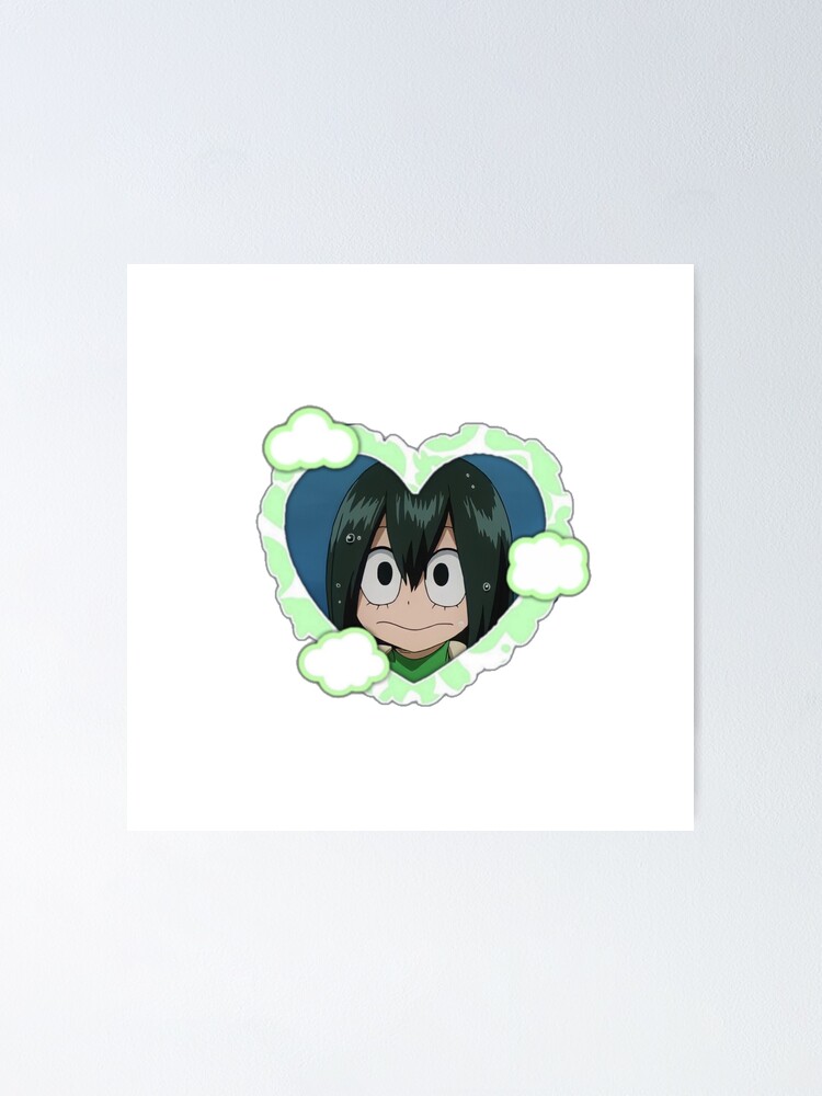 "Froppy Sticker ~ tsuyu asui sticker" Poster by yuennbunn | Redbubble