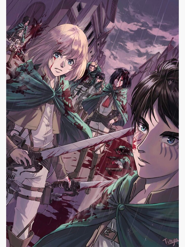 "SNK Poster Mural art" Sticker by LF-Redemption | Redbubble