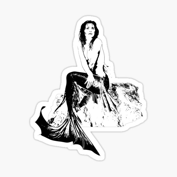 "Siren" Sticker for Sale by MysticMoonVibes | Redbubble
