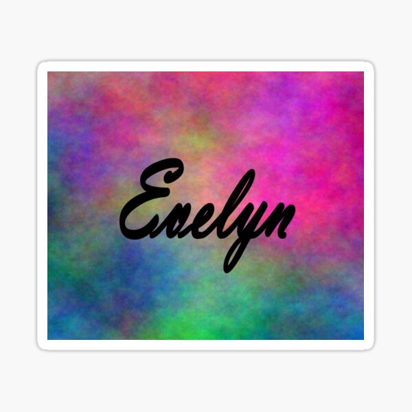 "Evelyn" Sticker by Patichou | Redbubble