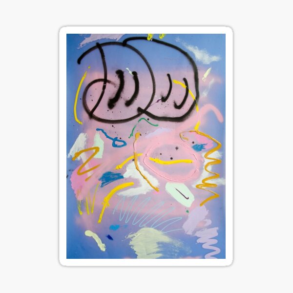 "Anti style abstract art" Sticker for Sale by nikoolab | Redbubble
