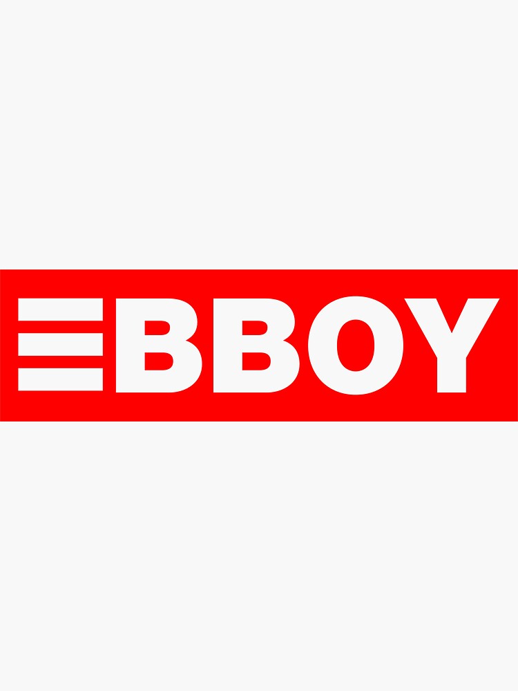 "BBOY" Sticker by Fozy-Shop-Tees | Redbubble