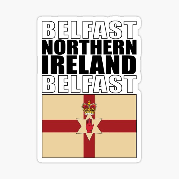 "Flag of Northern Ireland" Sticker by KewaleeTee | Redbubble