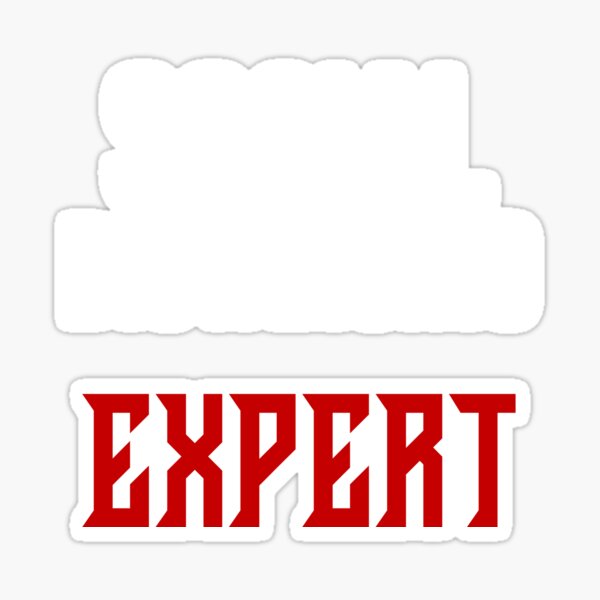 "Social Distancing Expert" Sticker for Sale by Swirlstache | Redbubble