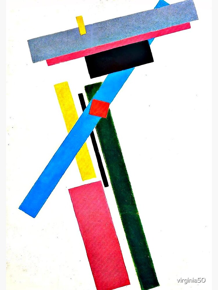 "Suprematism Construction, colorful art by Kazimir Malevich" Spiral ...