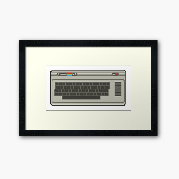 "Commodore 64 Pixel Art" Framed Art Print for Sale by zapposh | Redbubble