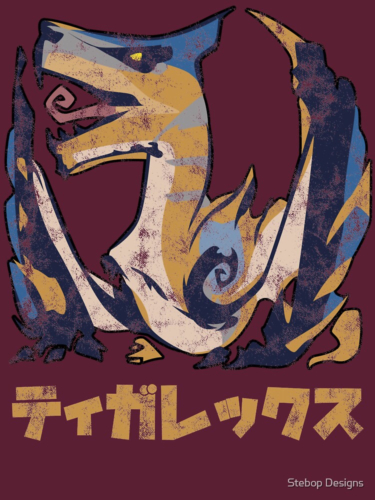 "Monster Hunter Rise Tigrex Kanji Icon" T-shirt for Sale by ...